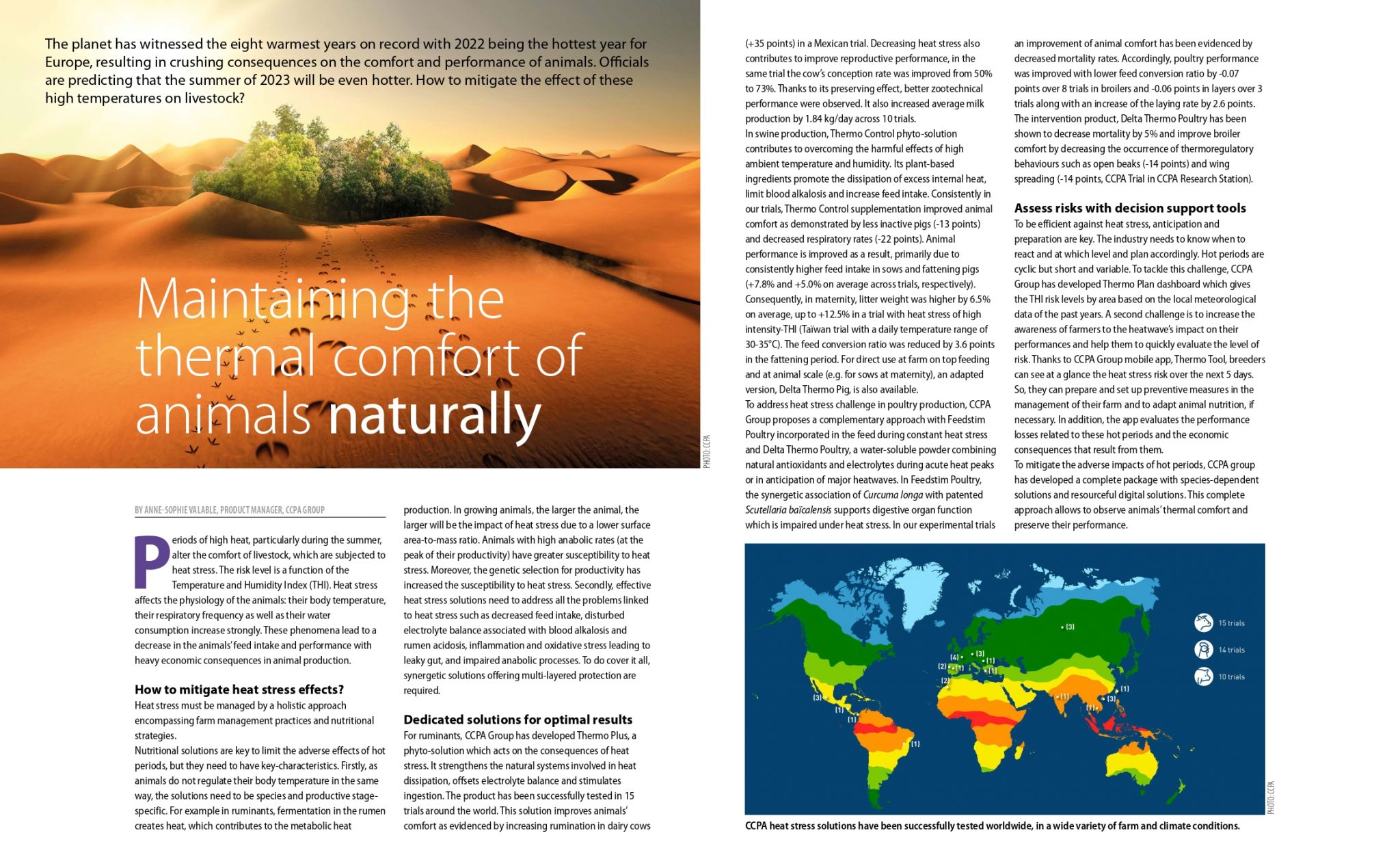 Maintaining the thermal comfort of animals naturally | Thermo